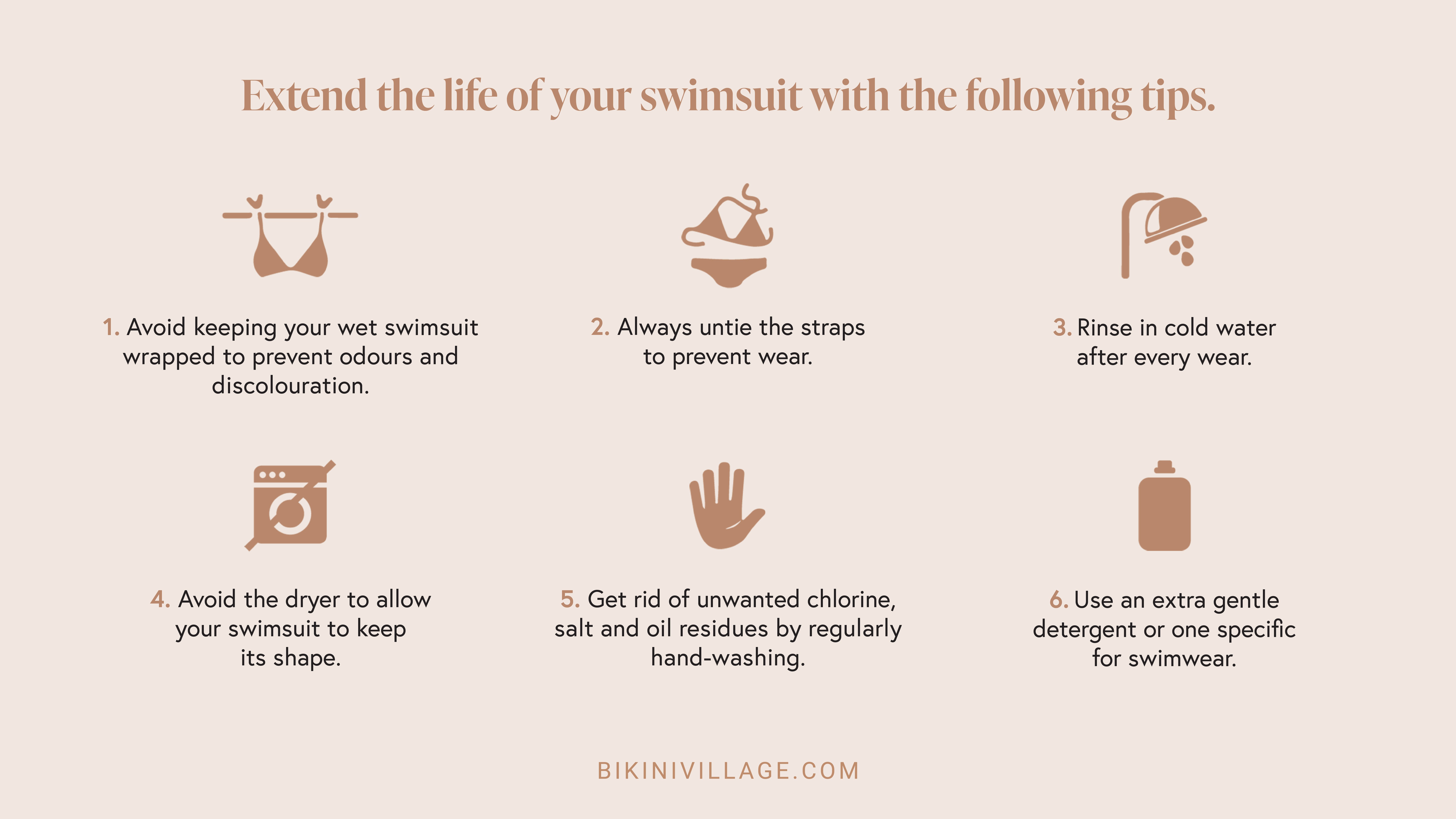 How to Wash your Swimsuit | Bikini Village USA