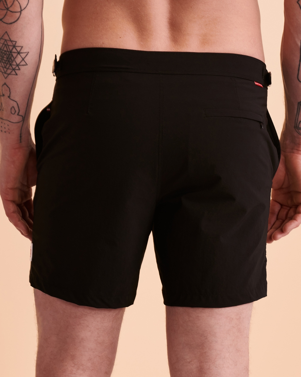 PUBLIC BEACH THE LIFEGUARD Swim Trunk - Black | Bikini Village